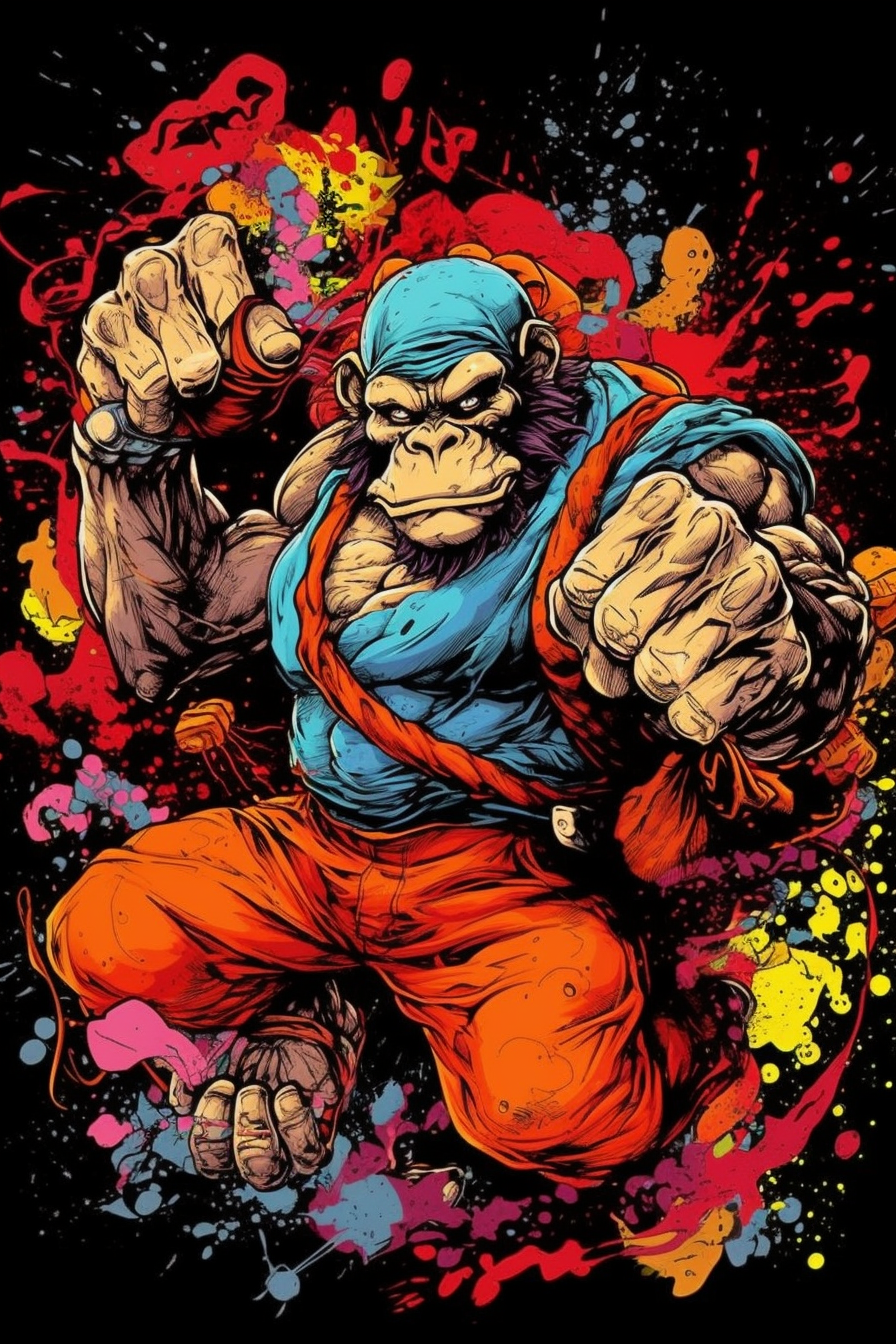 Art Gallery – Caged Ape Fight Club