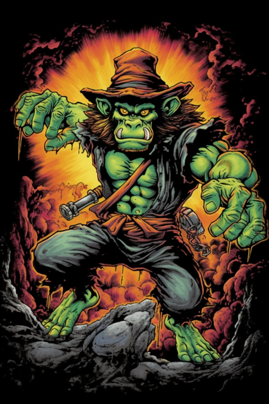 Art Gallery – Caged Ape Fight Club