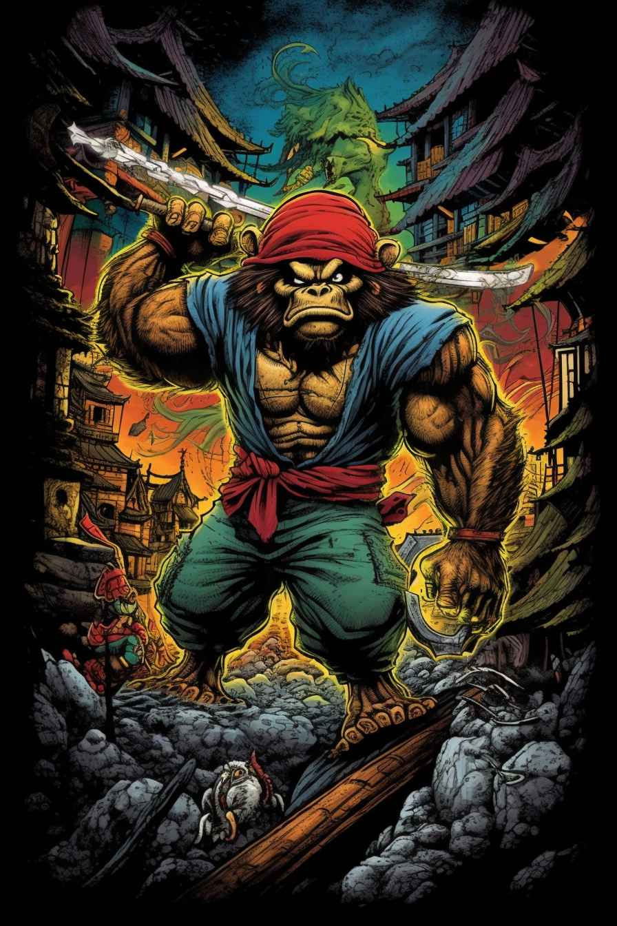 Art Gallery – Caged Ape Fight Club