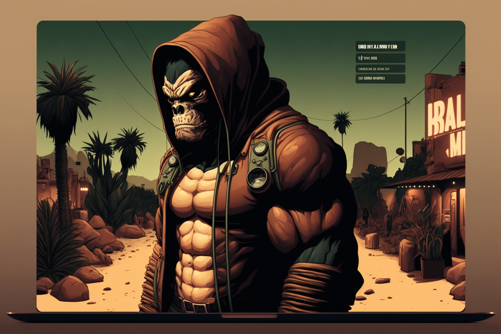Art Gallery – Caged Ape Fight Club